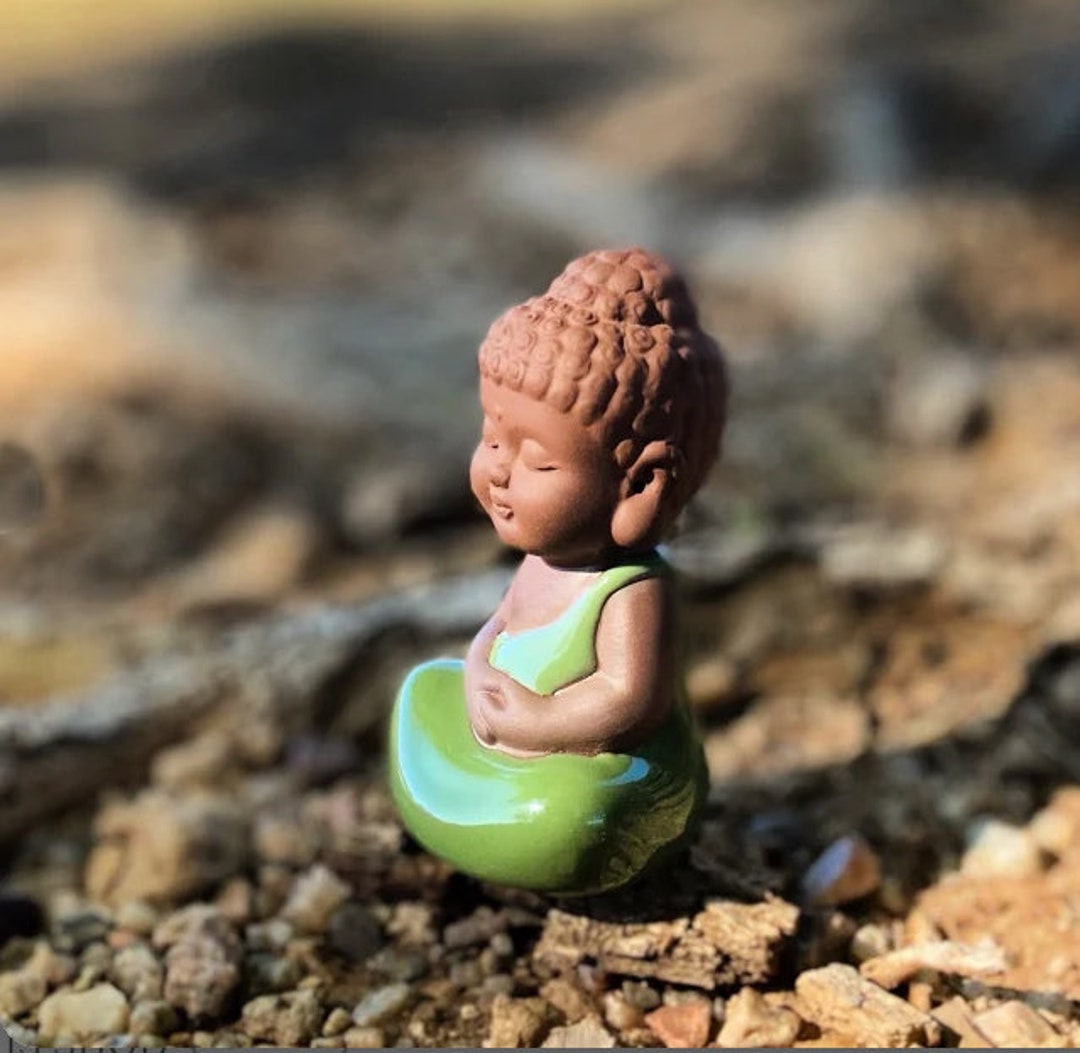 Miniature Buddha Figure Single Sell Small Monk Figurines - Etsy