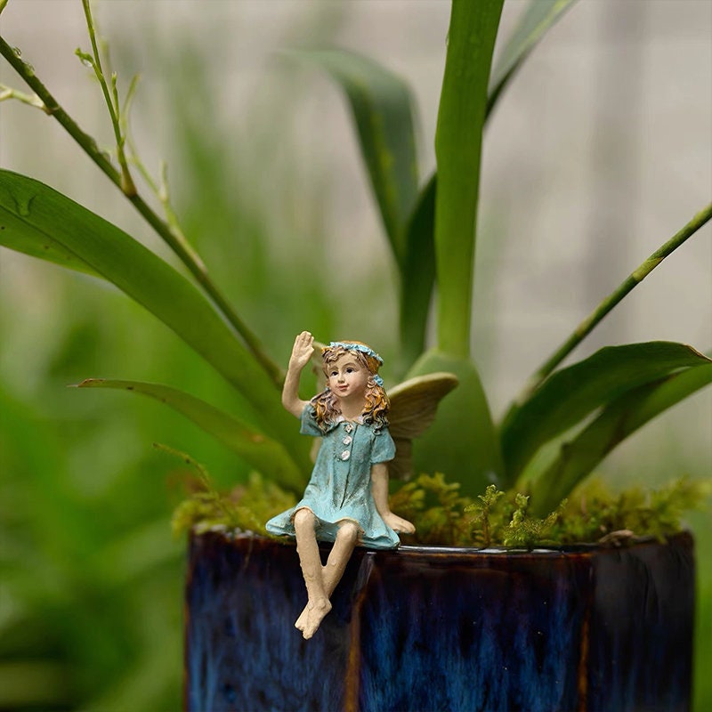 Set of 6pcs Fairy Garden Miniature Small Fairy Girls mini - Etsy