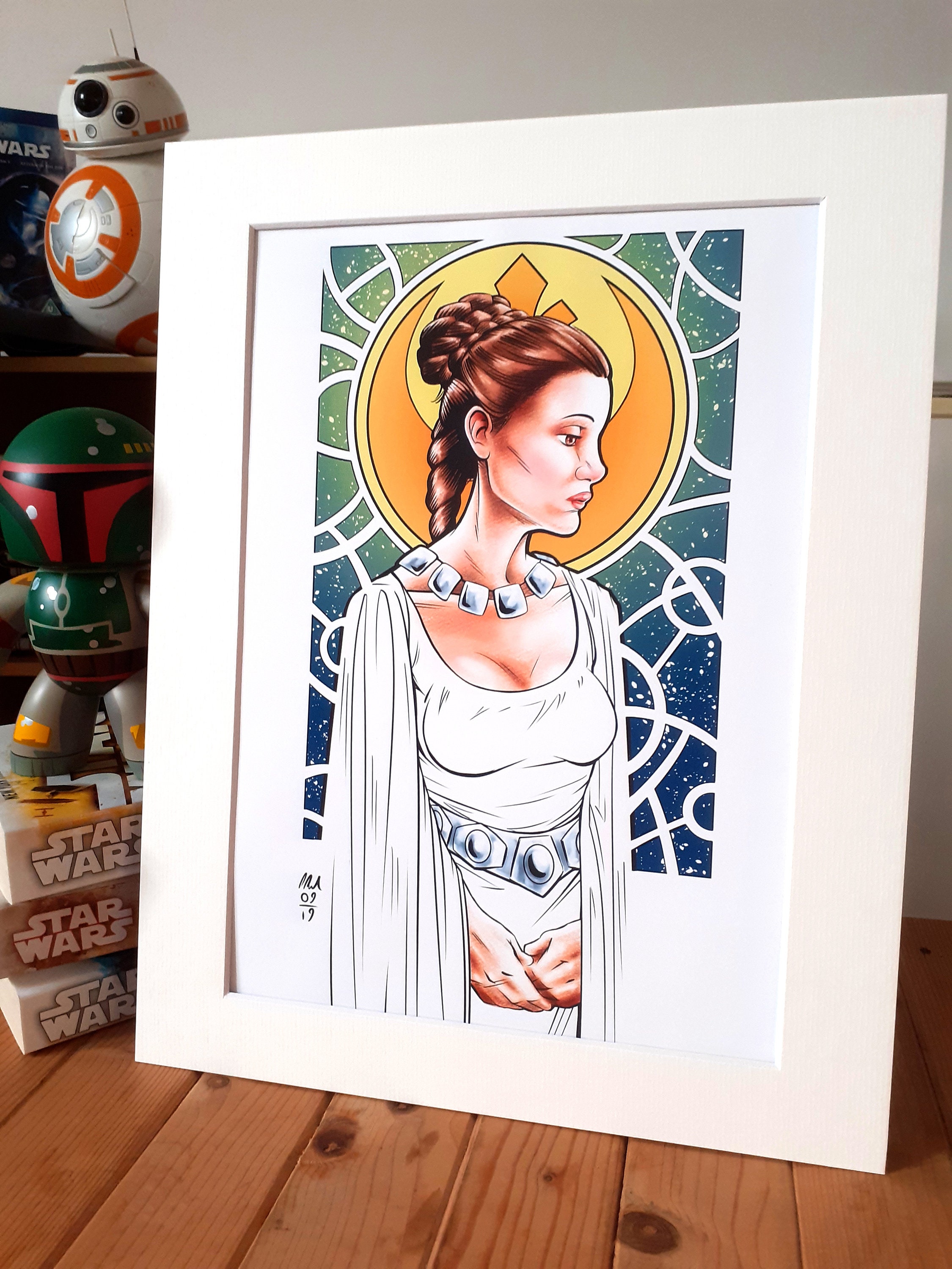 Princess Leia Star Wars A4 Poster - Etsy
