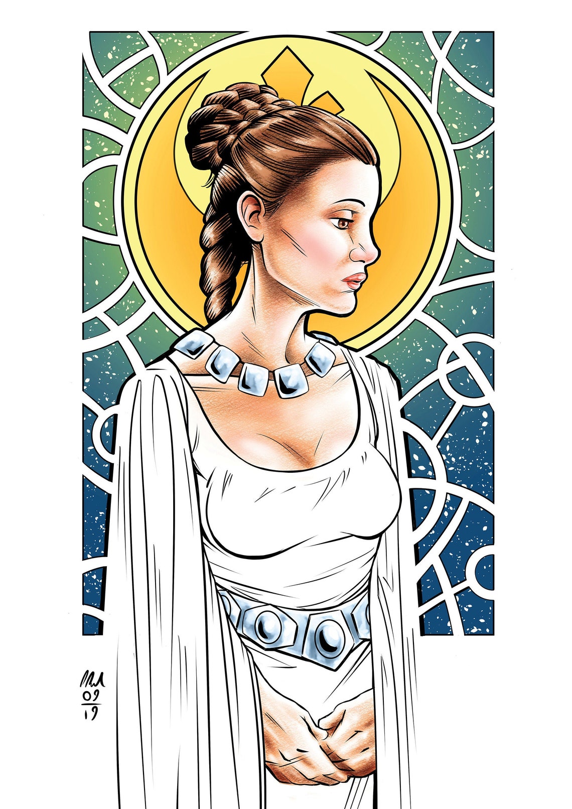 Princess Leia Star Wars A4 Poster - Etsy