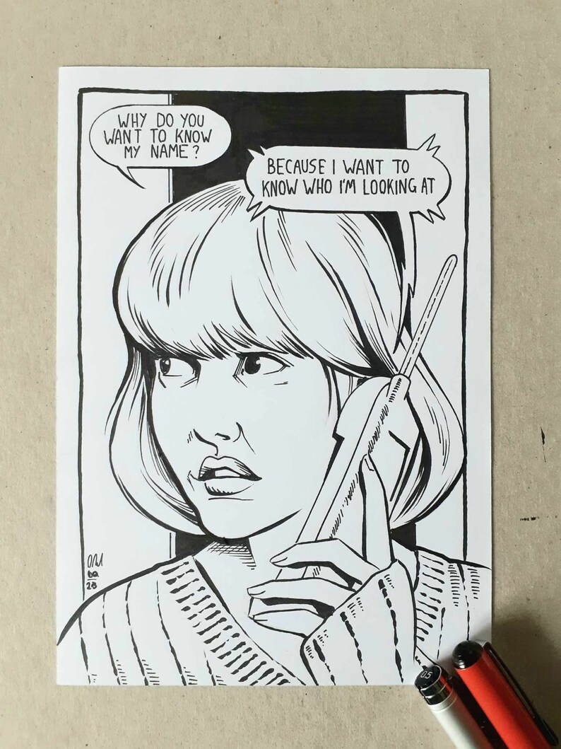 Scream Original Ink Illustration - Etsy