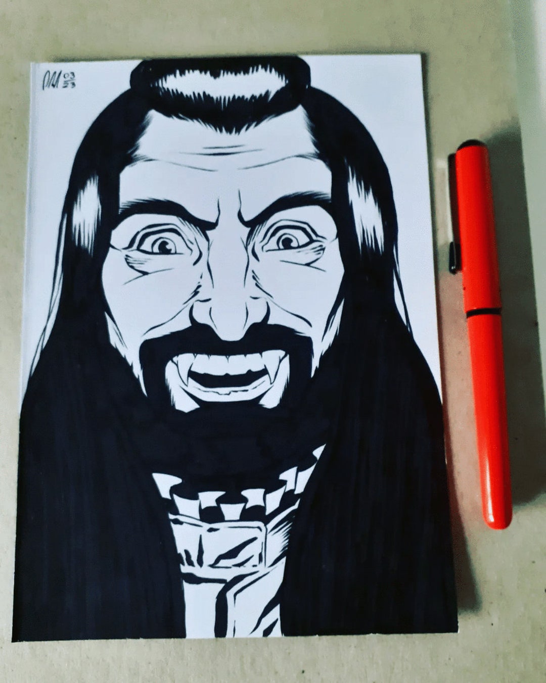 Nandor What We Do in the Shadows Ink Drawing - Etsy