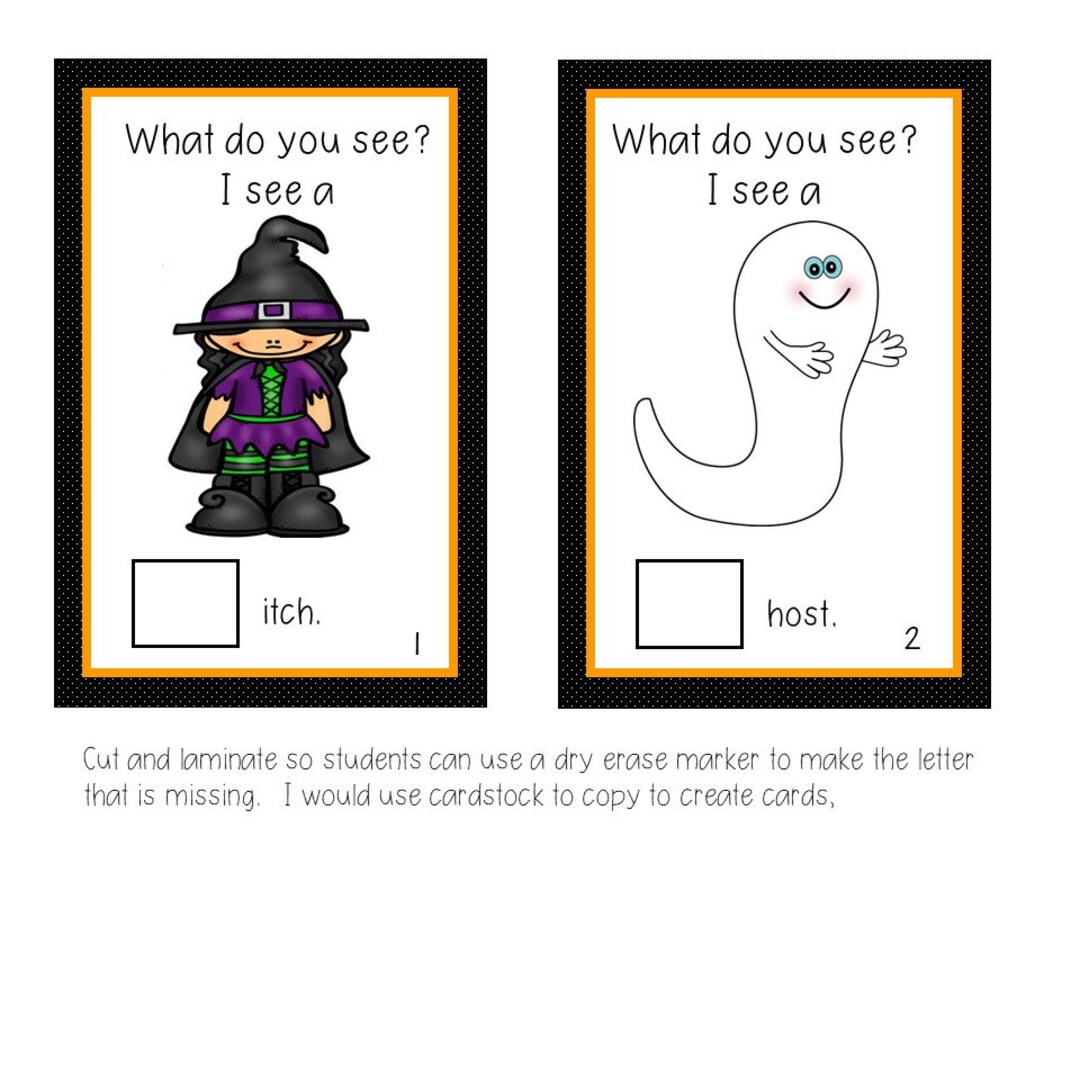 Halloween Literacy Activities - Etsy