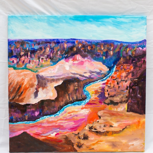 Grand Canyon Oil Paintings on Canvas - Etsy