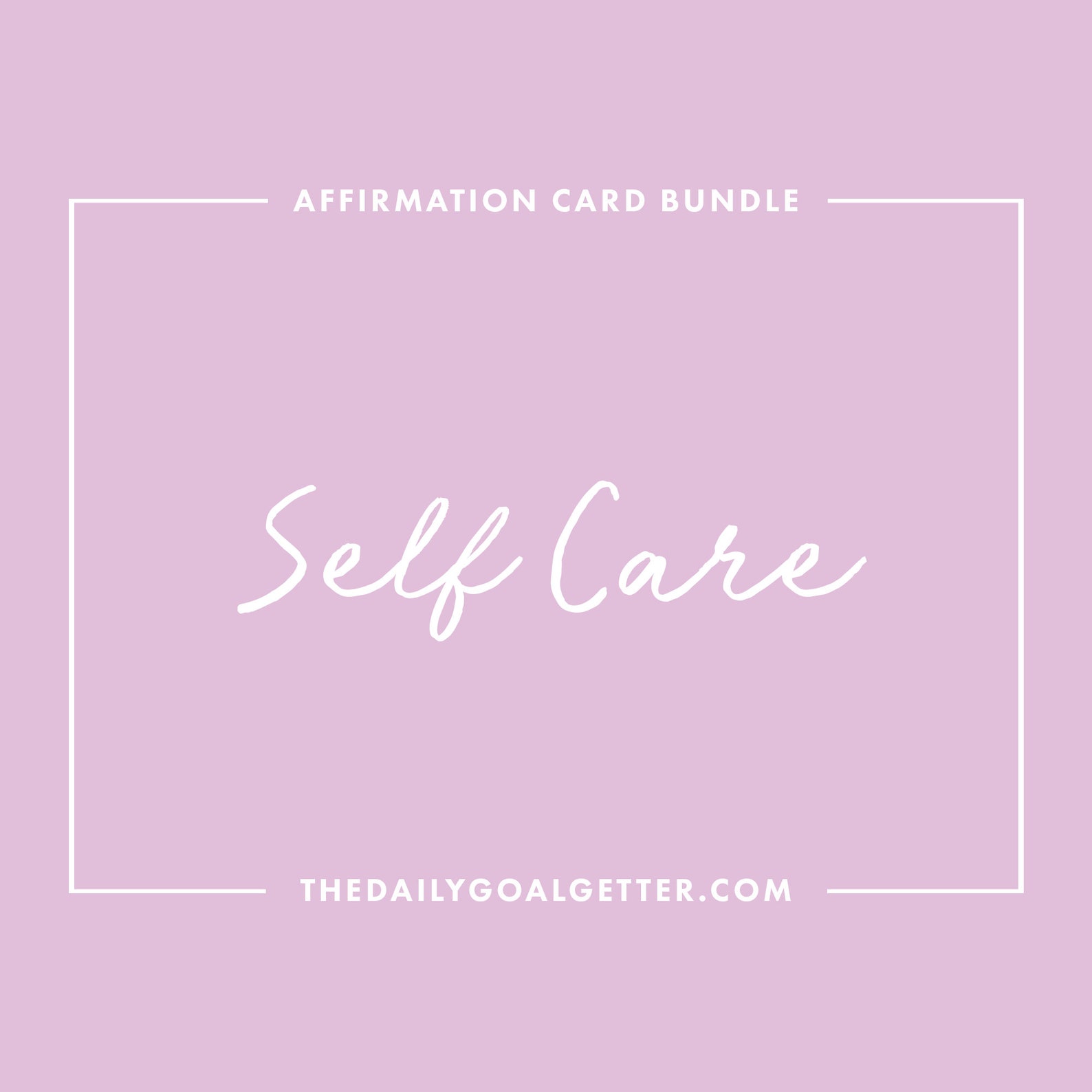 SELF CARE BUNDLE: Affirmation cards for Self Love Confidence | Etsy