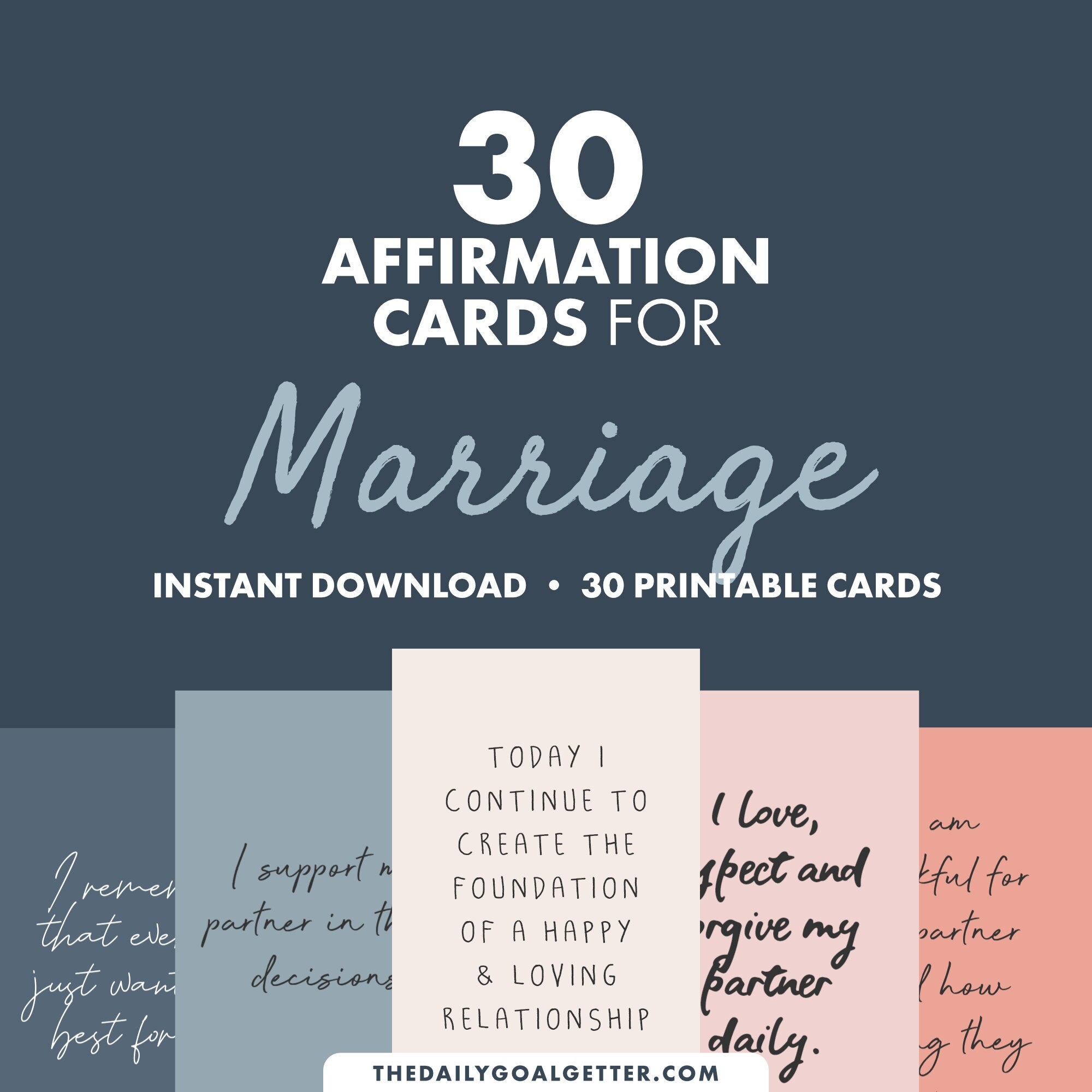 Successful Marriage Affirmations, Positive Affirmations for Brides ...