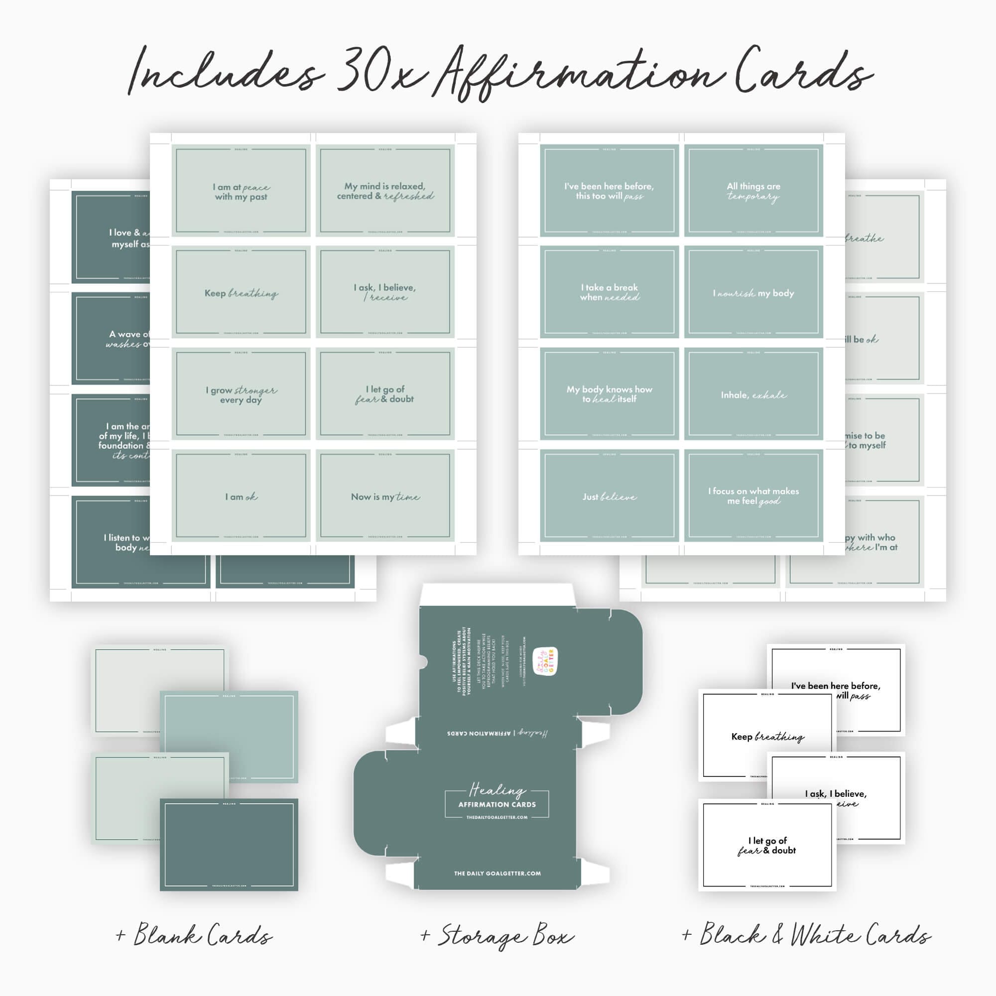 SELF CARE BUNDLE: Affirmation cards for Self Love Confidence | Etsy