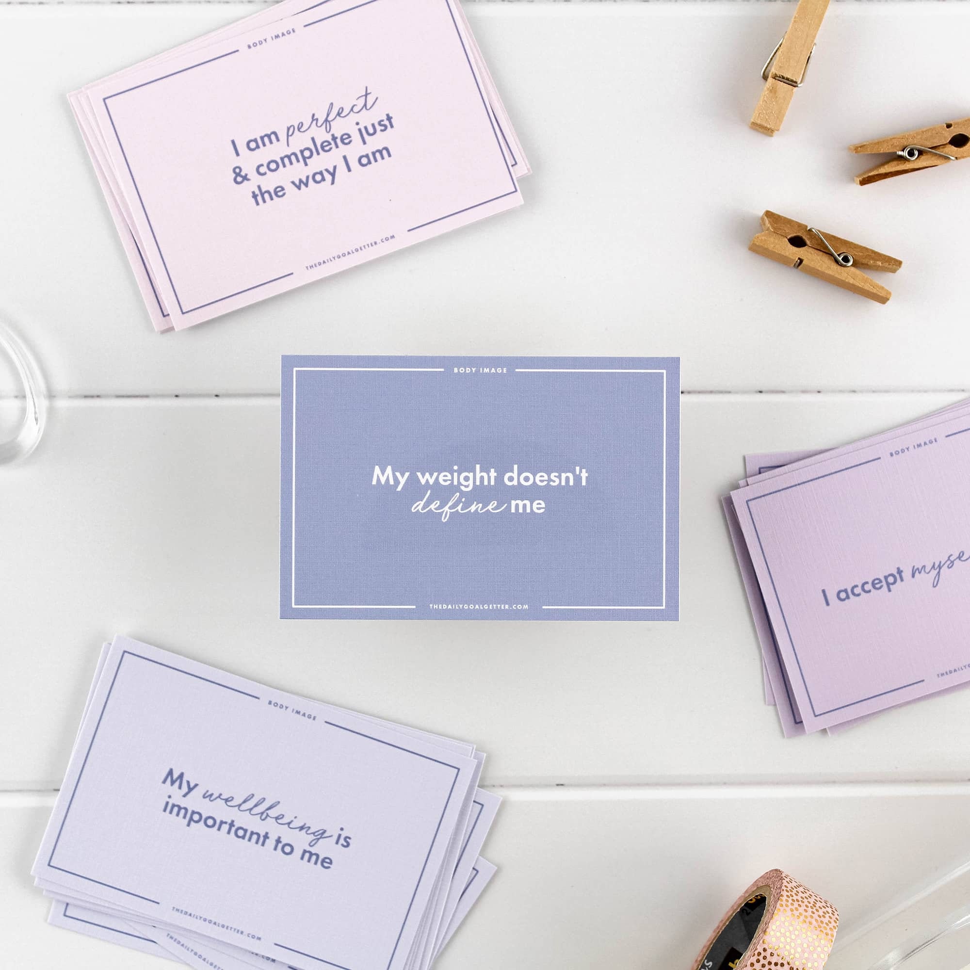 Positive Affirmations for Body Image, Self Affirmations Body Image ...