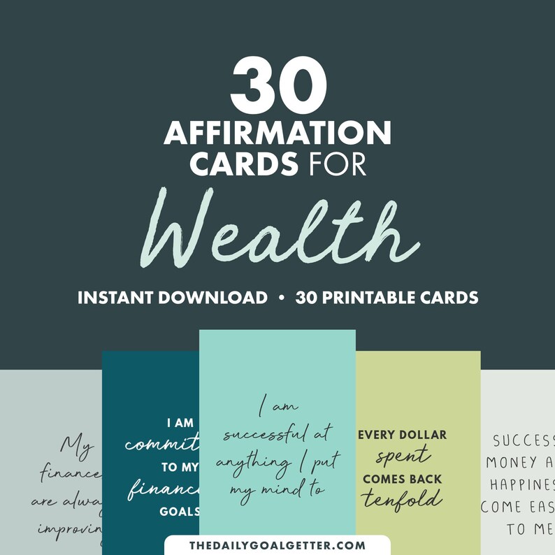 I Am Affirmation Cards Daily Affirmations Positive | Etsy