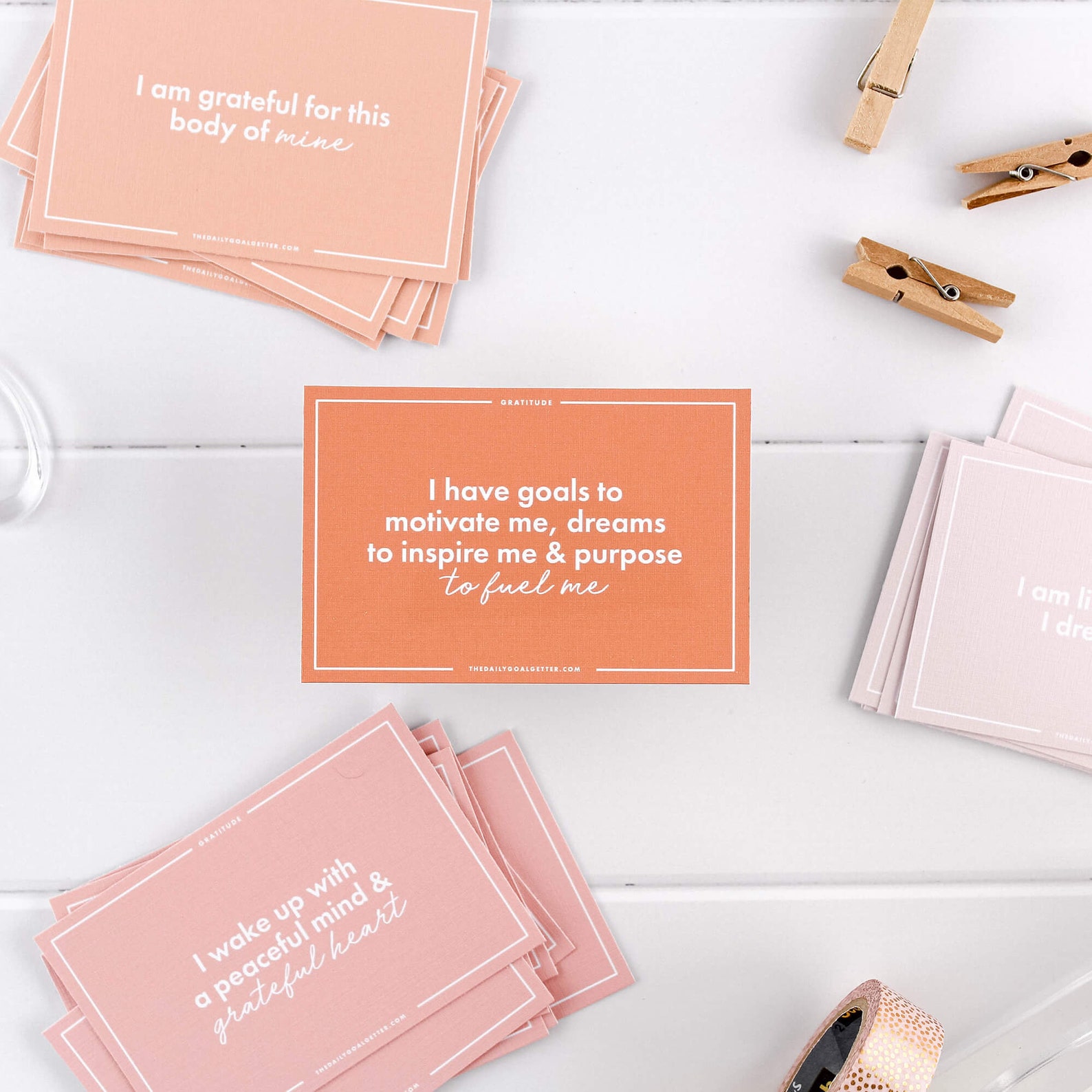 Gratitude Gifts Affirmation Card Set Gratitude Affirmations - Etsy