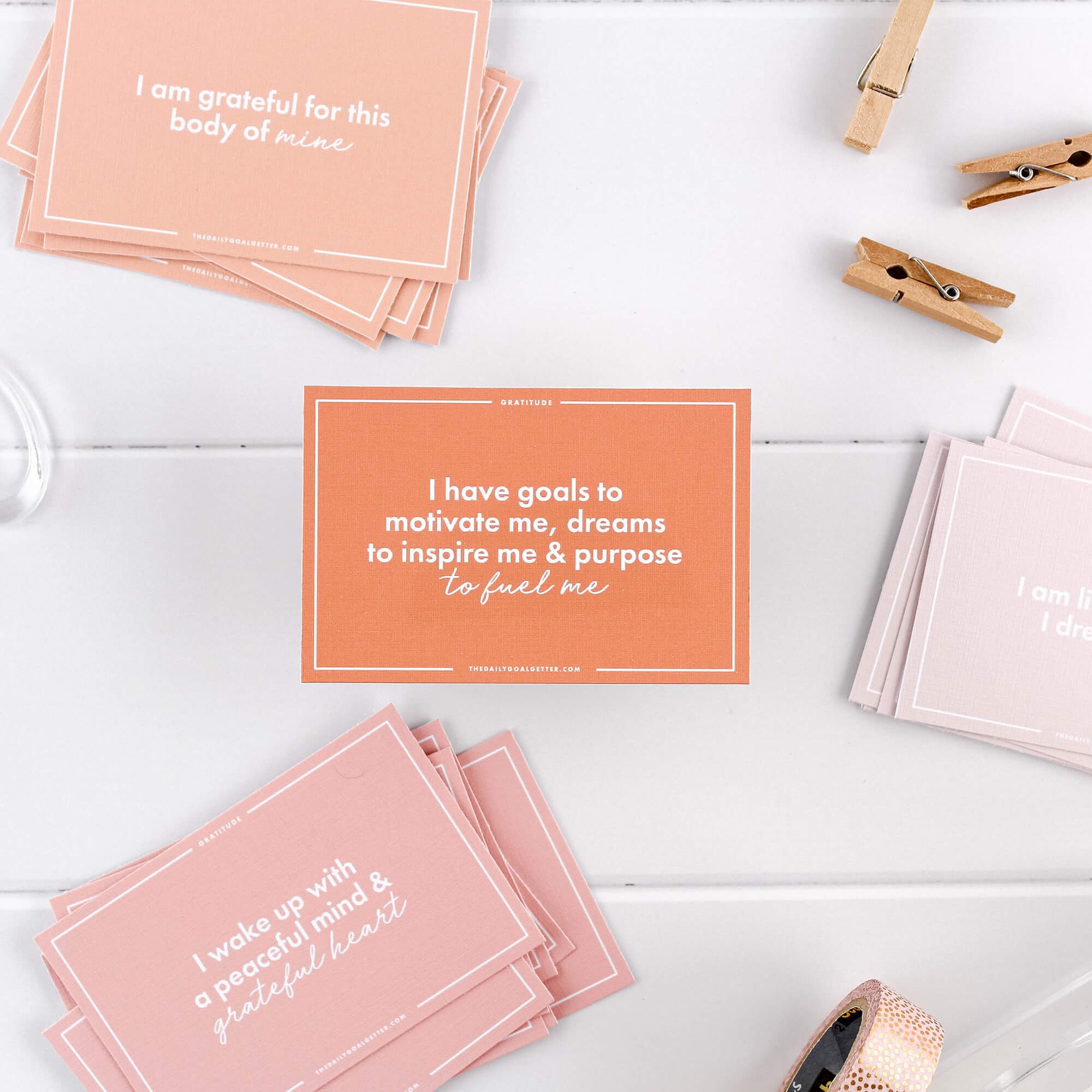 Gratitude Gifts Affirmation Card Set Gratitude Affirmations - Etsy