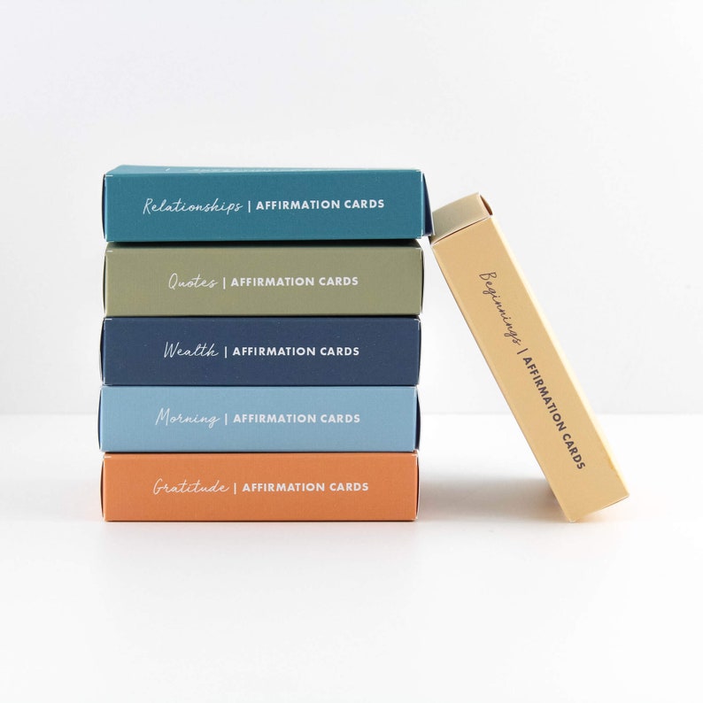 Gratitude Gifts Affirmation Card Set Gratitude Affirmations | Etsy
