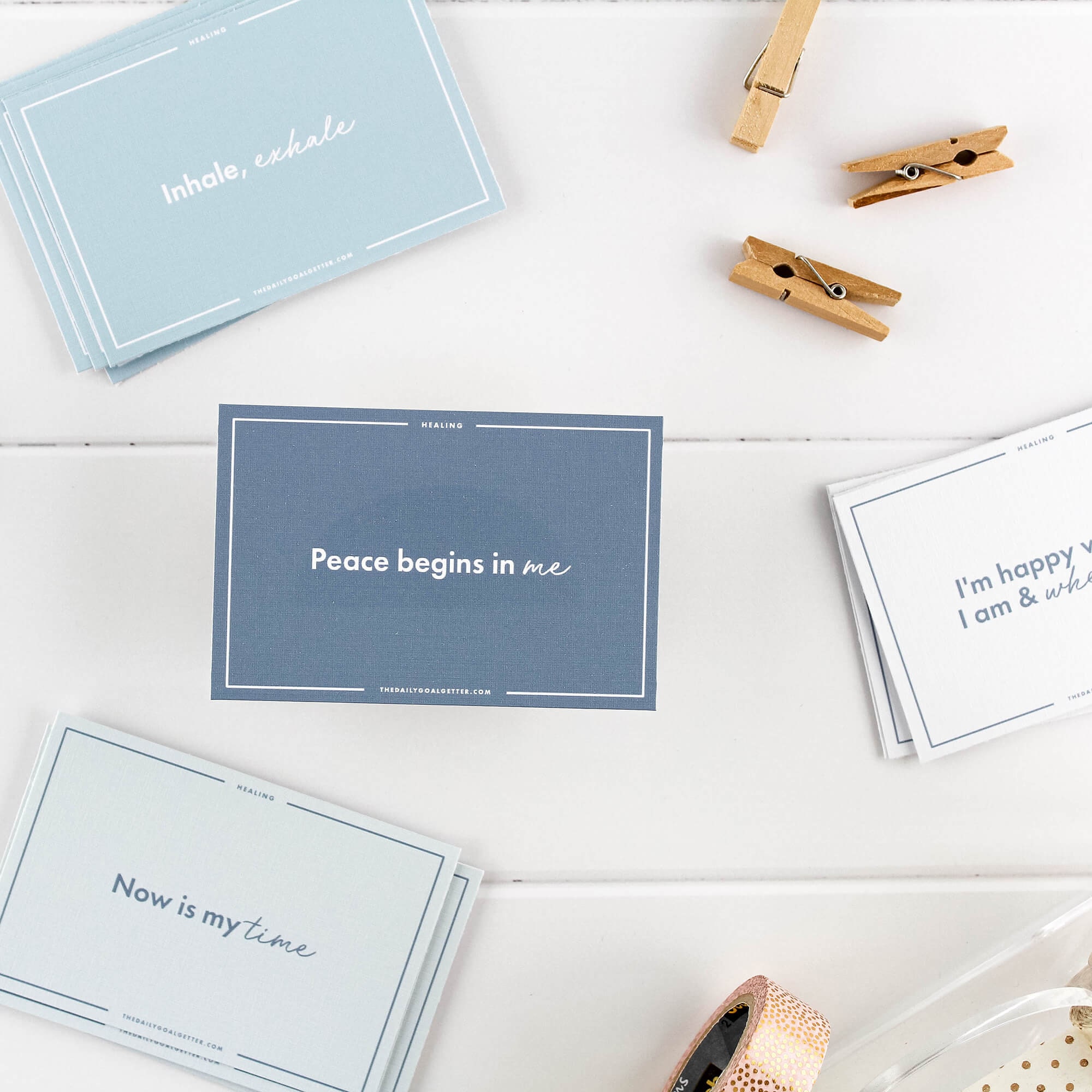 SELF CARE BUNDLE: Affirmation Cards for Self Love, Confidence & Healing ...