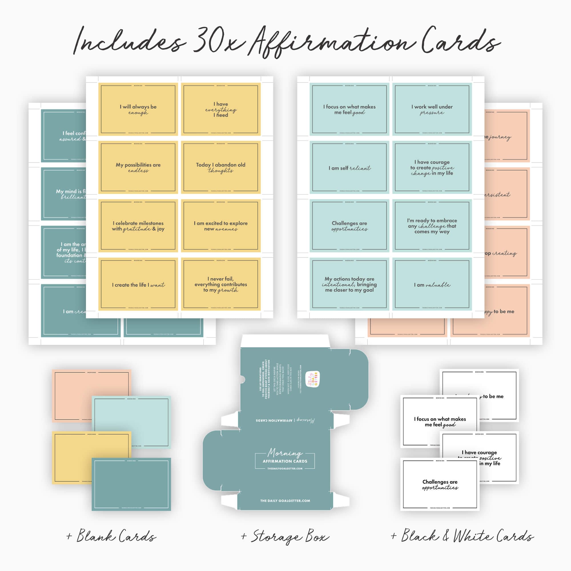 Powerful Morning Affirmations Digital Download Positive | Etsy