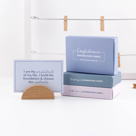 SELF CARE BUNDLE: Affirmation Cards for Self Love Confidence - Etsy