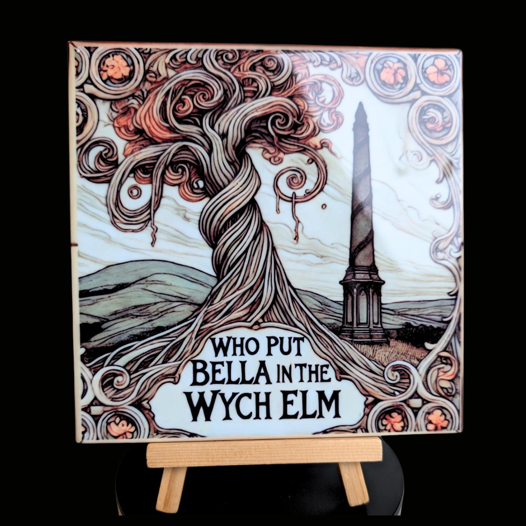 Who Put Bella In The Wych Elm Ceramic Tile Etsy Uk