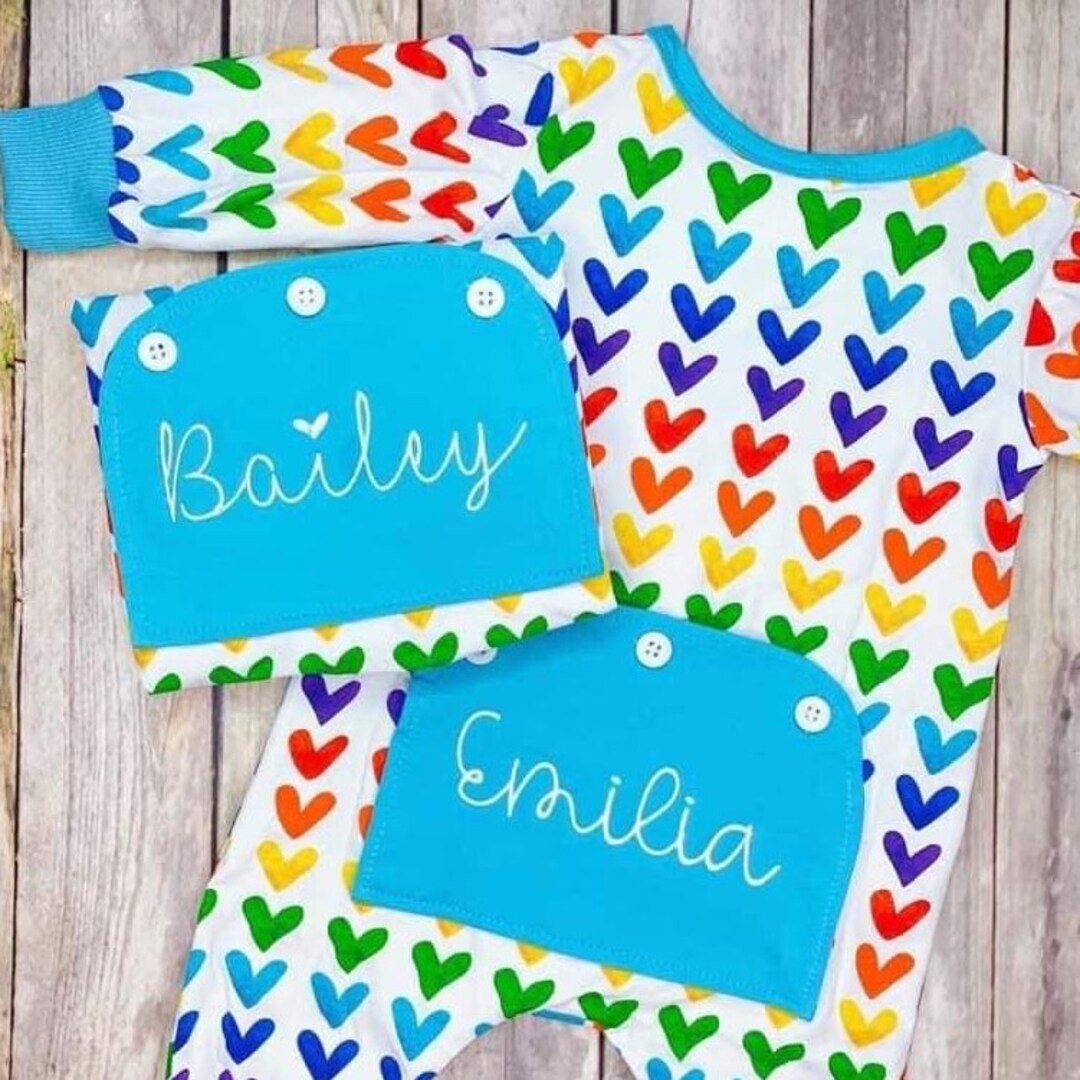 Heart Pajamas, Butt Flap Pjs, Personalized Pajamas, Custom Pajamas ...