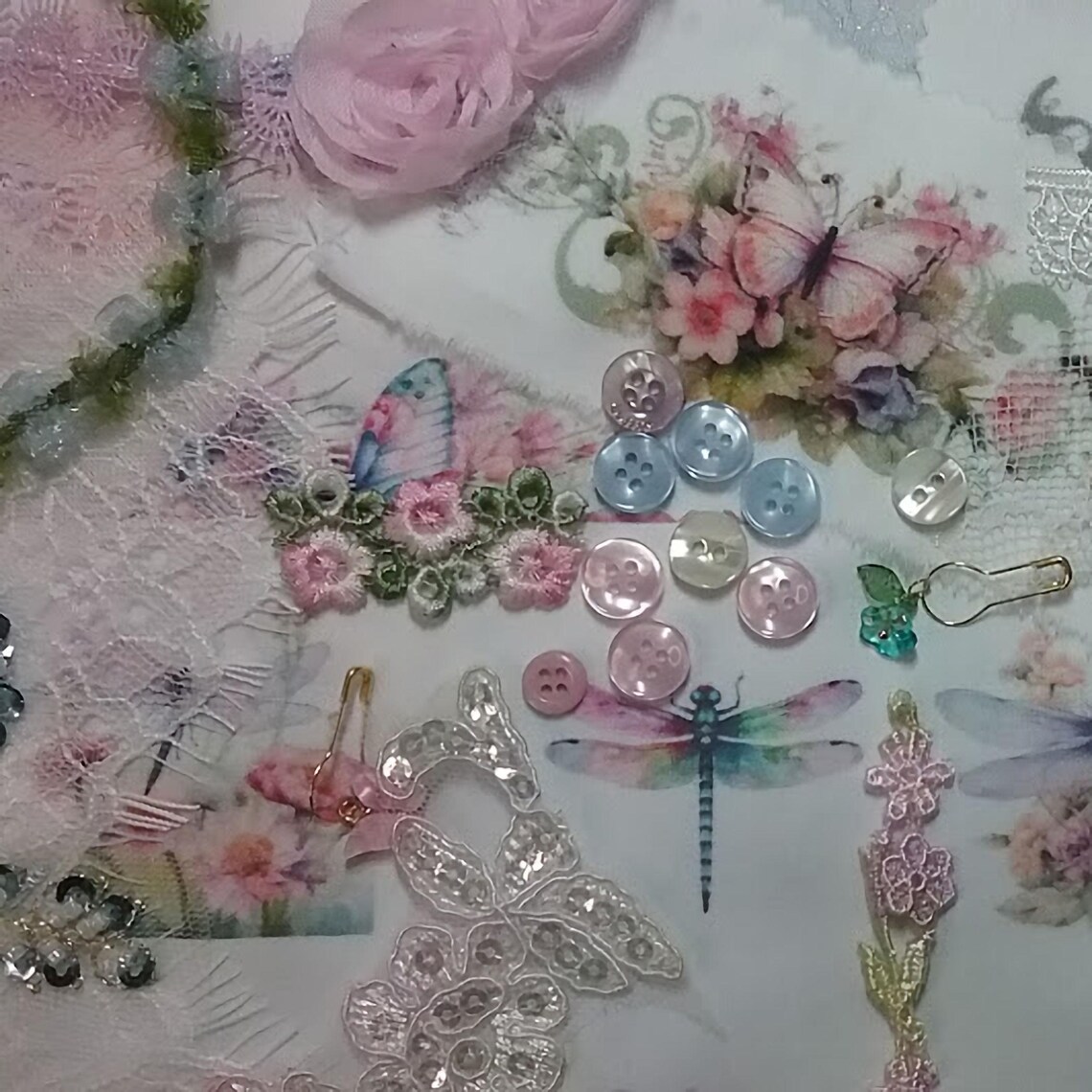 Snippet/ Mini Project Pack Dragonflies Butterflies Journaling ...