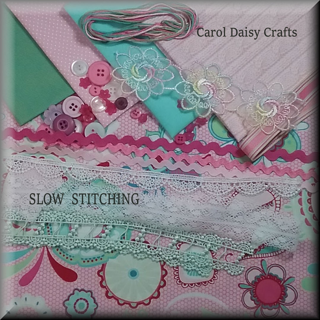 Slow Stitching Pack Hand Stitching Inspiration Embroidery Kit Gift for ...