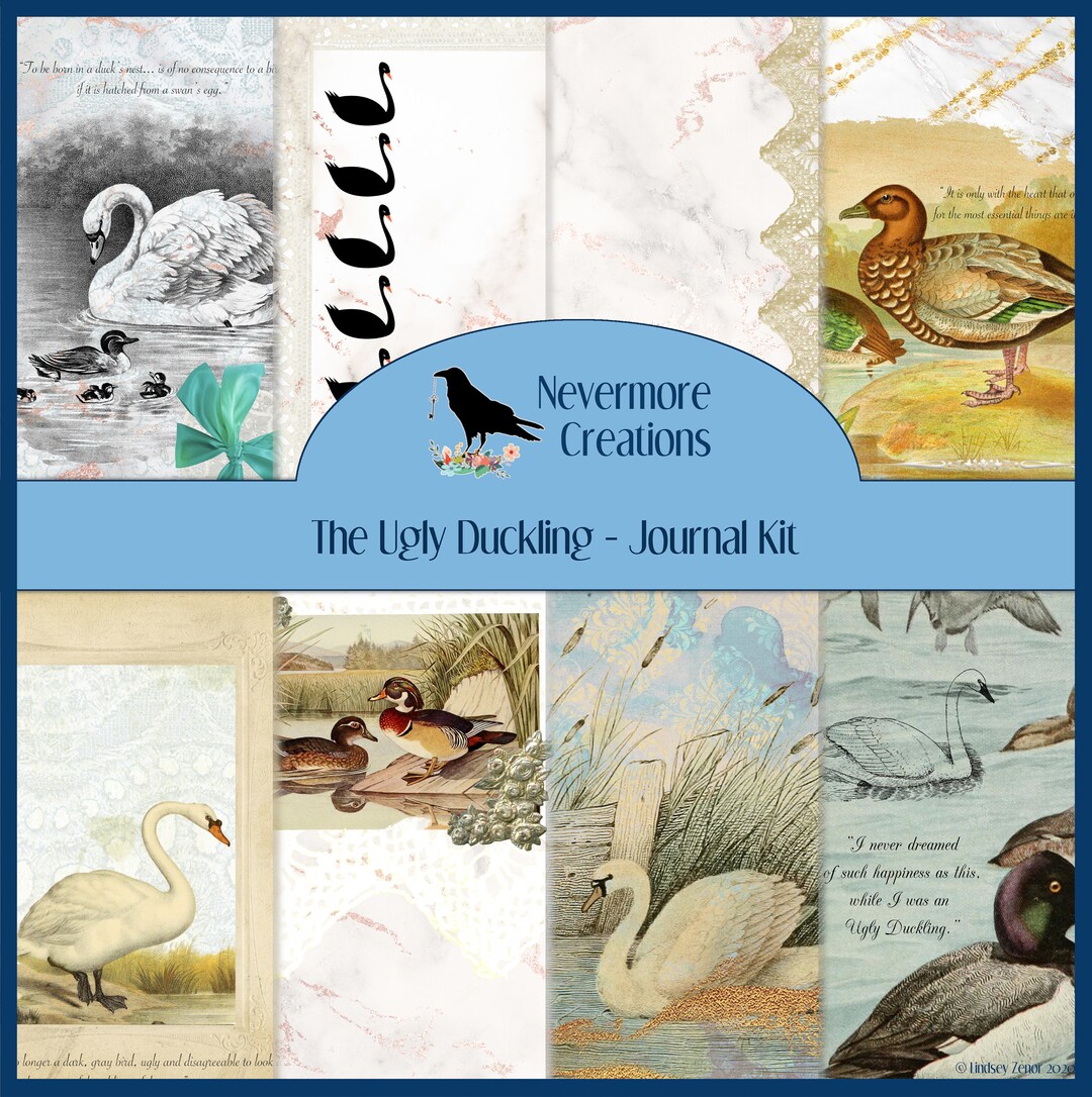 The Ugly Duckling DIGITAL Journal Kit - Etsy