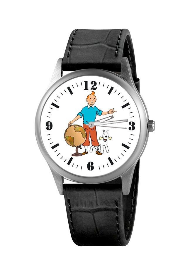 Tintin Watch, Vintage, Collection, Comic, Personalized Watch ...