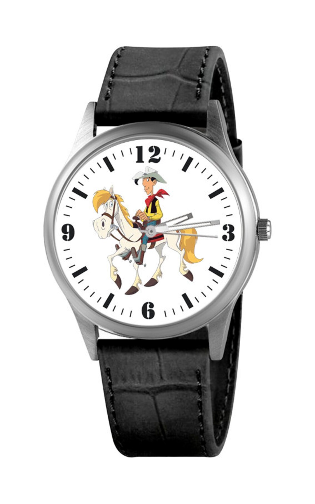 Lucky Luke Watch, Vintage, Collection, Comic, Personalized Watch ...