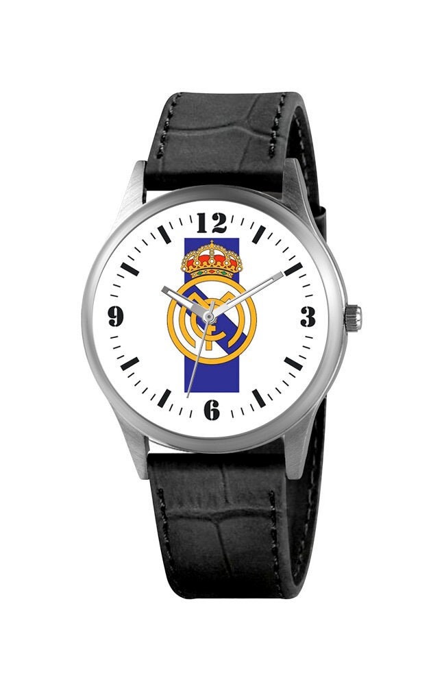 Watch with Real Madrid Shield Watch with Your Football Team Personalized Watch Personalized Gift Gift with Photo Original Gift