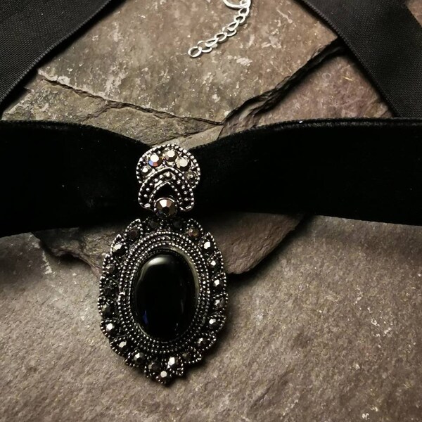 Black Choker - Etsy