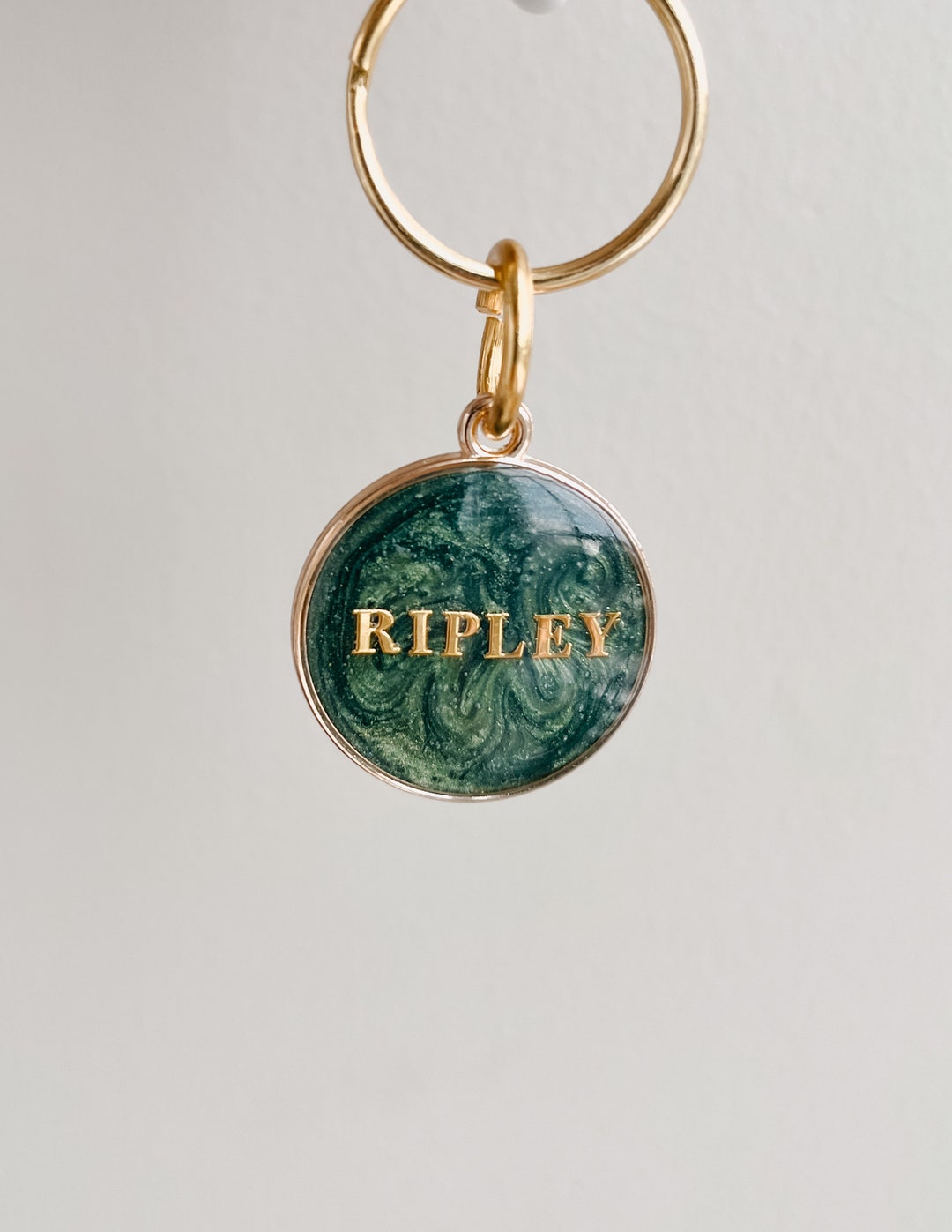 Olive Green Resin Pet ID Tag - Resin, Olive Green, Dog Tag - Etsy
