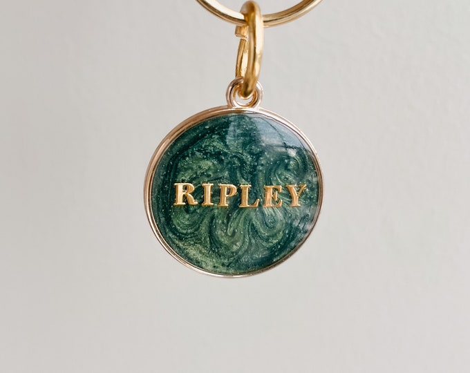 Olive Green Resin Pet ID Tag - Resin, Olive Green, Dog Tag - Etsy