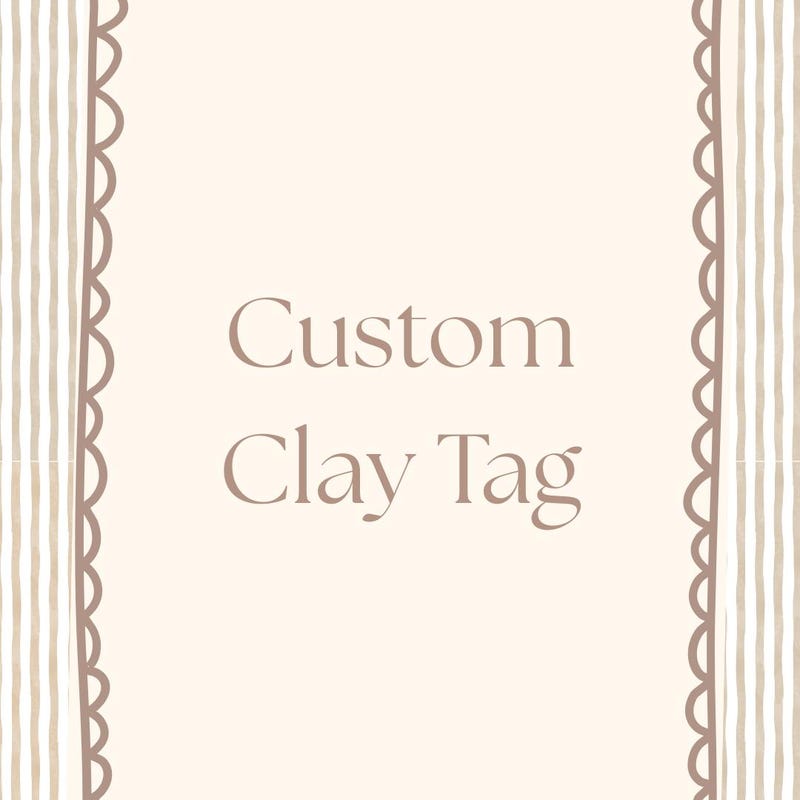 Clay Tags Dog - Etsy