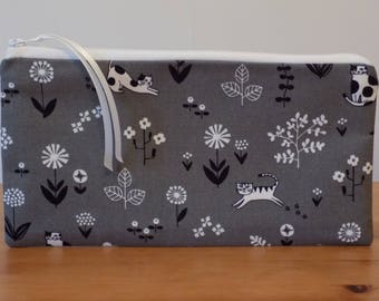 Yin Yang Rats Zipper Pouch Choose Size Pencil Case Makeup Bag Art ...