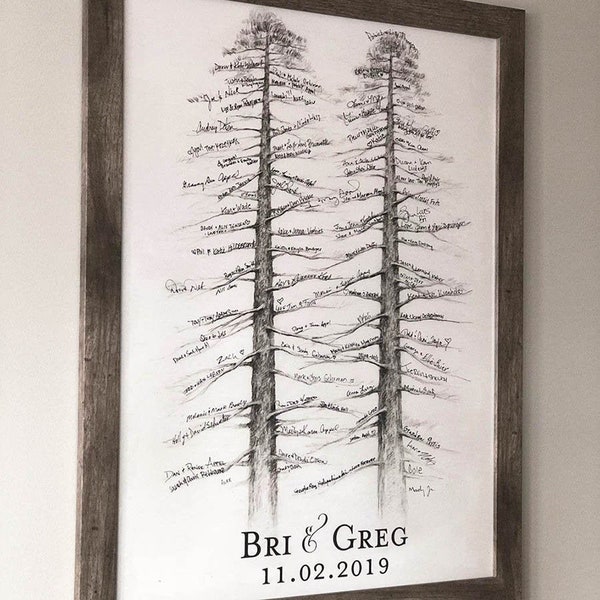 Wedding Guest Tree - Etsy