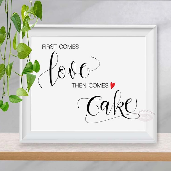 First Comes Love - Etsy