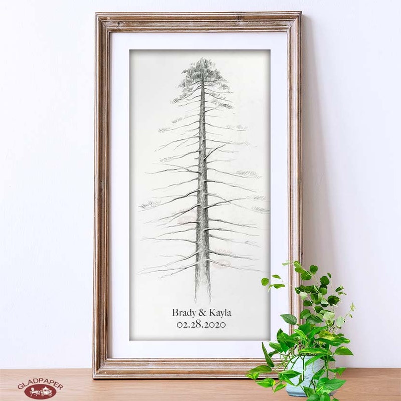 Tree Guest Book - Etsy