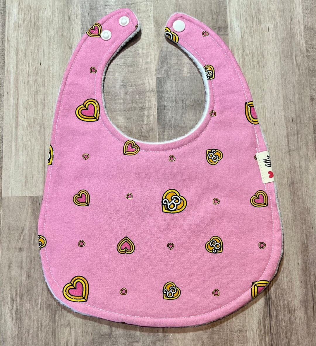Pretty Pink Barbie Baby Bib, Trendy Nursery, Drool, Spit Up, Teething ...