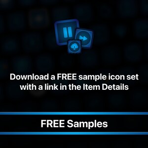 Gradients, BLUE 2 // Stream Deck Icons for Stream Deck regular, Mini ...