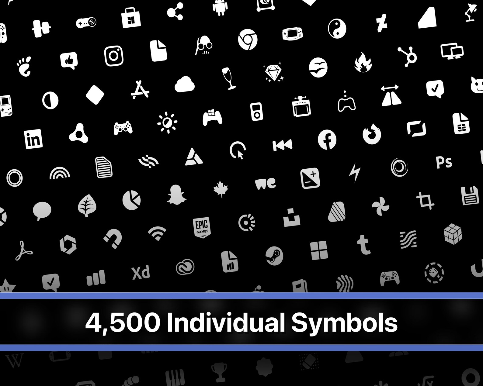 Light Blue Stream Deck Icon Pack, PNG - Etsy