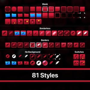 Spectrum, Red // Stream Deck Icons for Stream Deck regular, Mini, XL ...