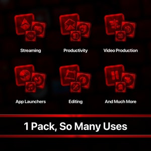 Gemstones, RUBY // Stream Deck Icon Pack for Stream Deck Product Line ...