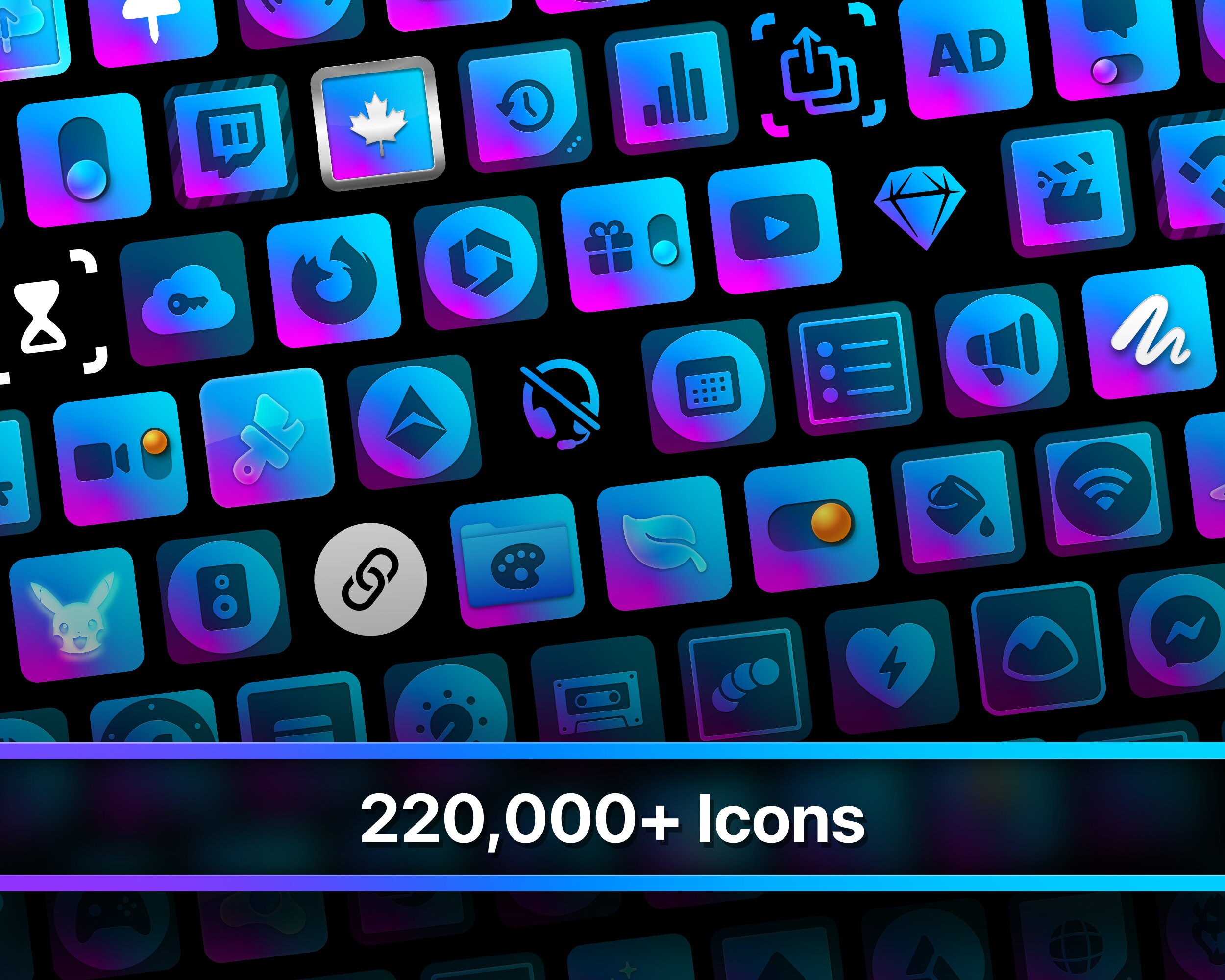 Mesh, Blue 1 // Stream Deck Icons for Stream Deck regular, Mini, XL ...