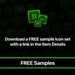 Green Stream Deck Icon Pack, PNG - Etsy
