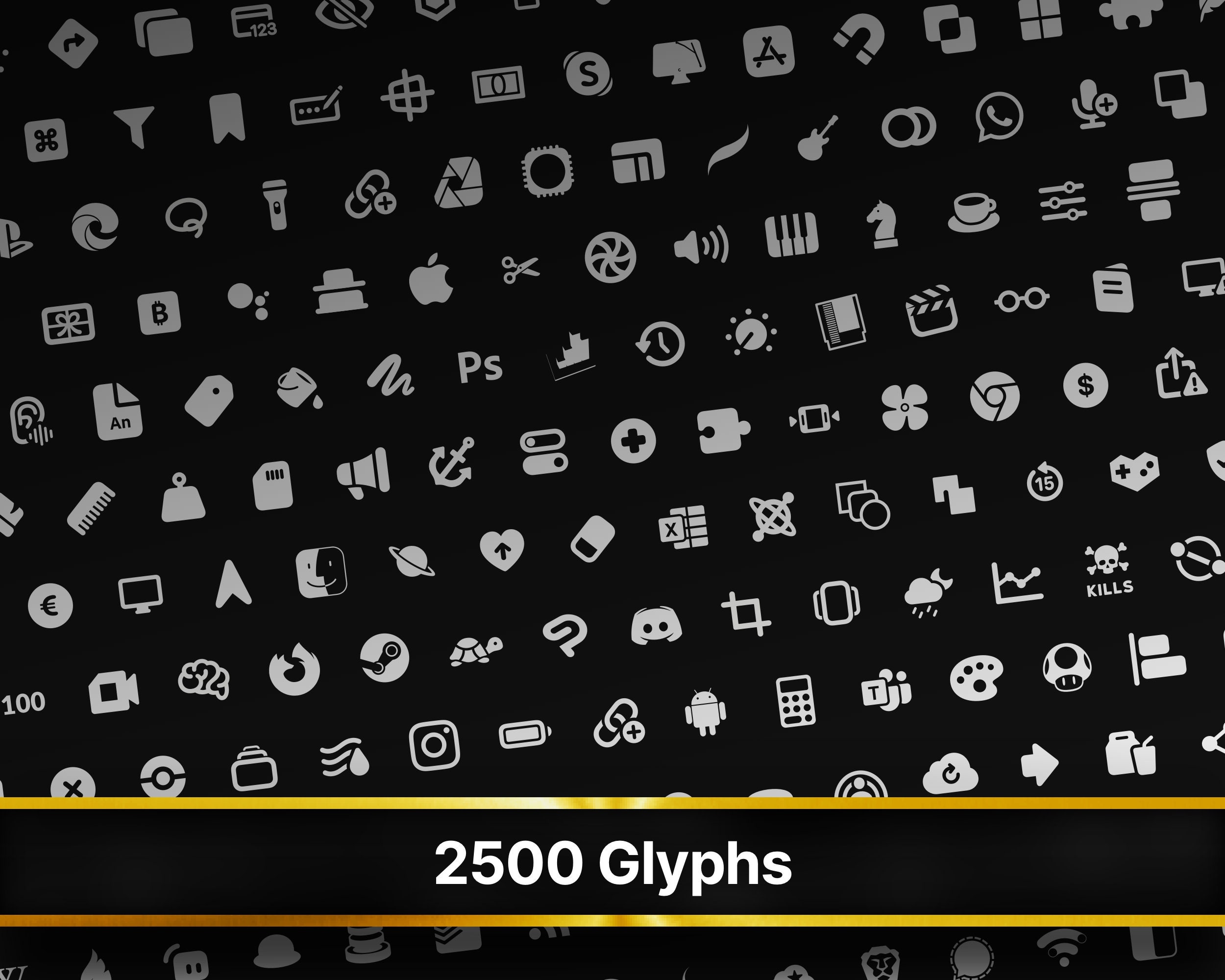 100,000 Stream Deck Icons, Metals // GOLD For: Stream Deck mini, Stream ...