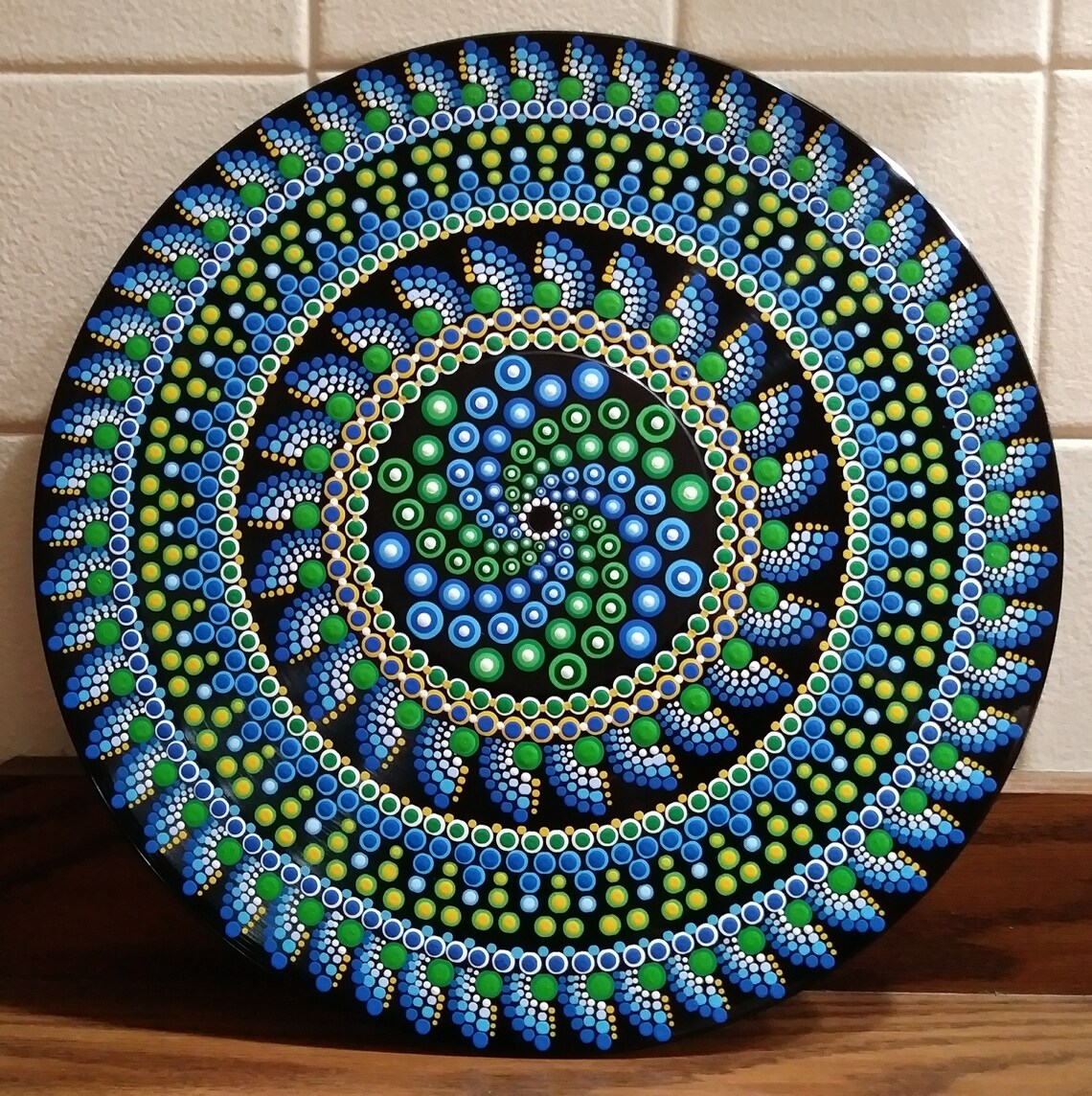 12 Vinyl Record Mandala different Design and Color Options - Etsy