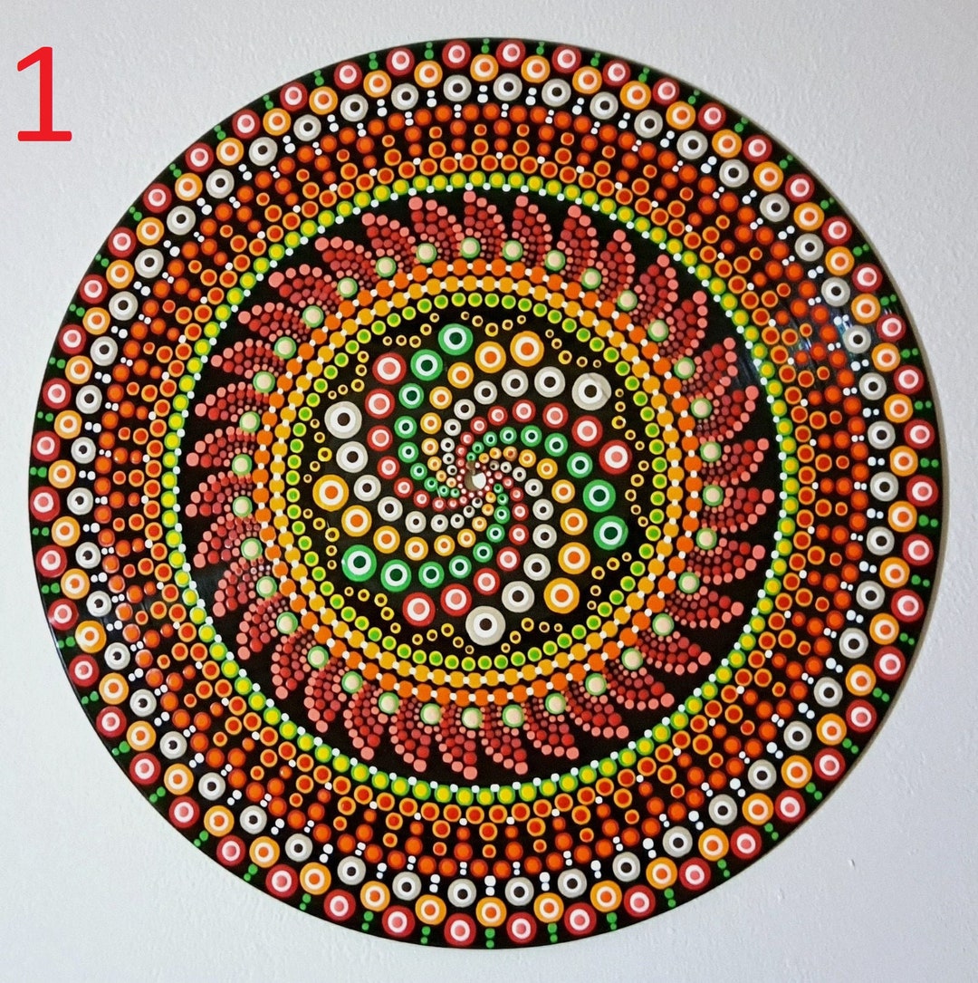 12" Vinyl Record Mandala (different Design and Color Options) - Etsy