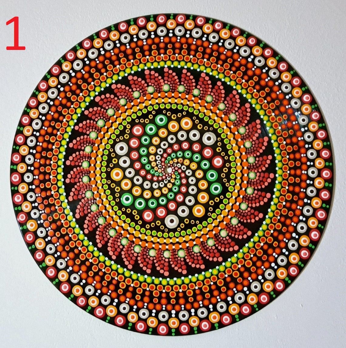 12" Vinyl Record Mandala (different Design and Color Options) - Etsy