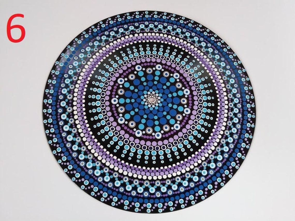12" Vinyl Record Mandala (different Design and Color Options) - Etsy