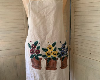 Hand Painted Apron | Etsy