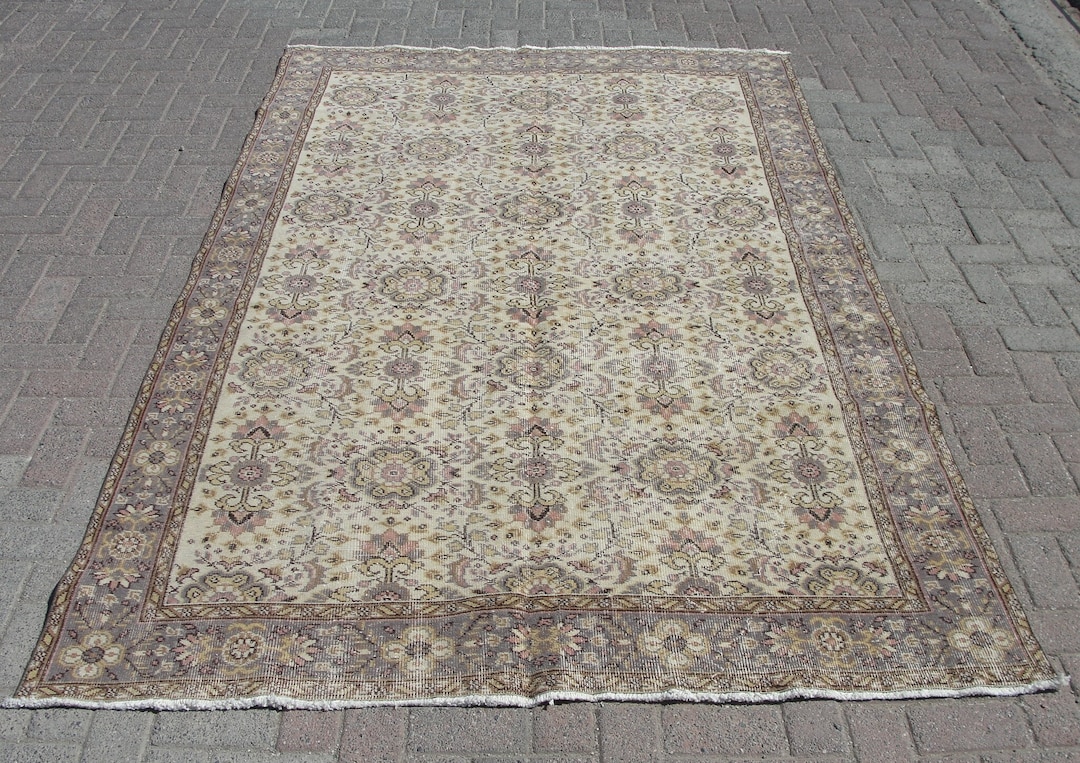 Oversize Carpet Rug, Rugs for Living Room, 5.8x9.4 Ft, Distressed Rug ...