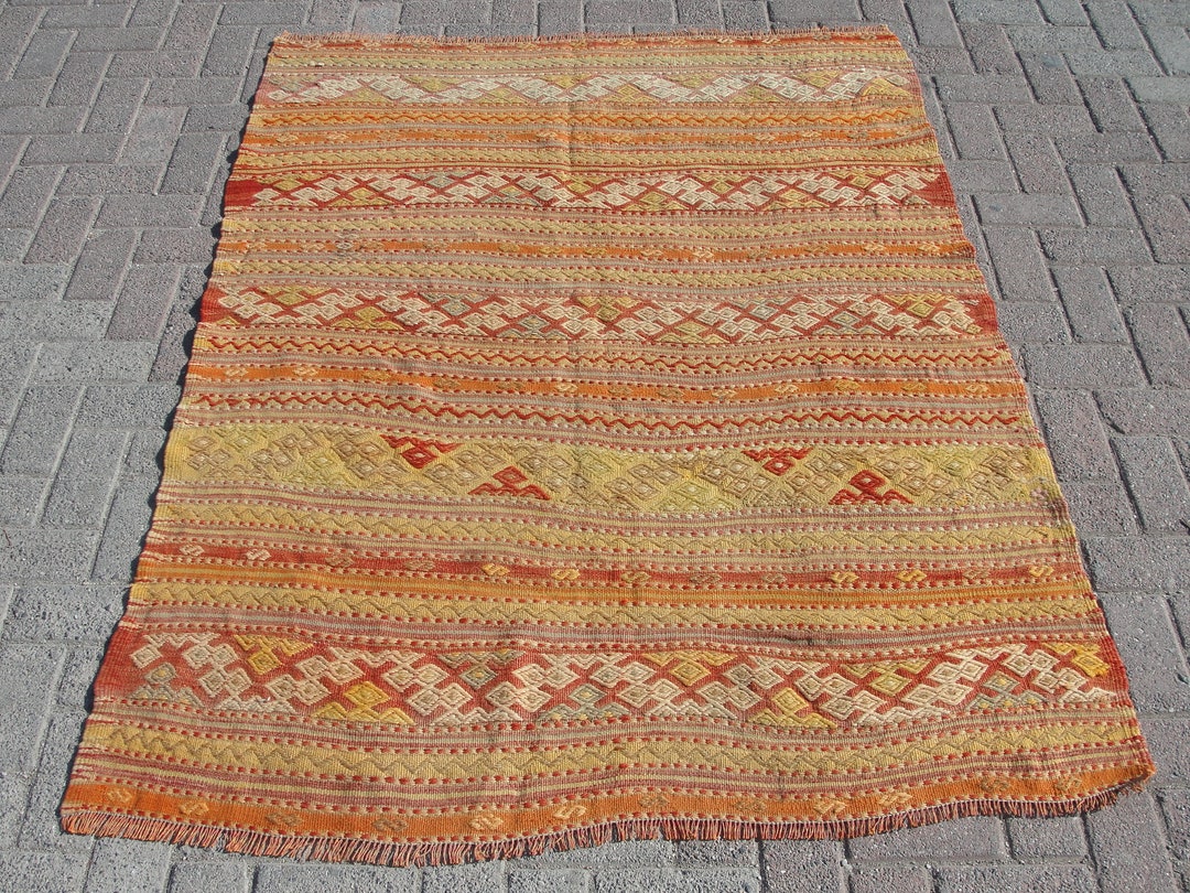 4x6 Kilim Rugs Home House Kilim Rug, Vintage Kilim, Large Kilim Rug, 4. ...